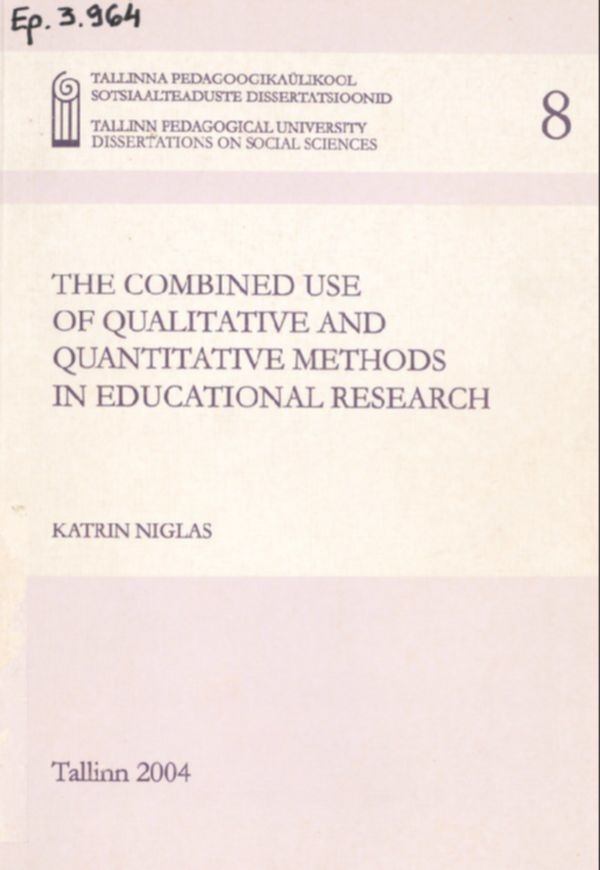 The combined use of qualitative and quantitative methods in educational research | ETERA